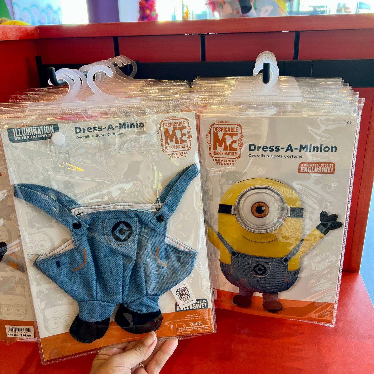 Universal Studios - Despicable Me Minions - Dress-A-Minion Overall & B ...