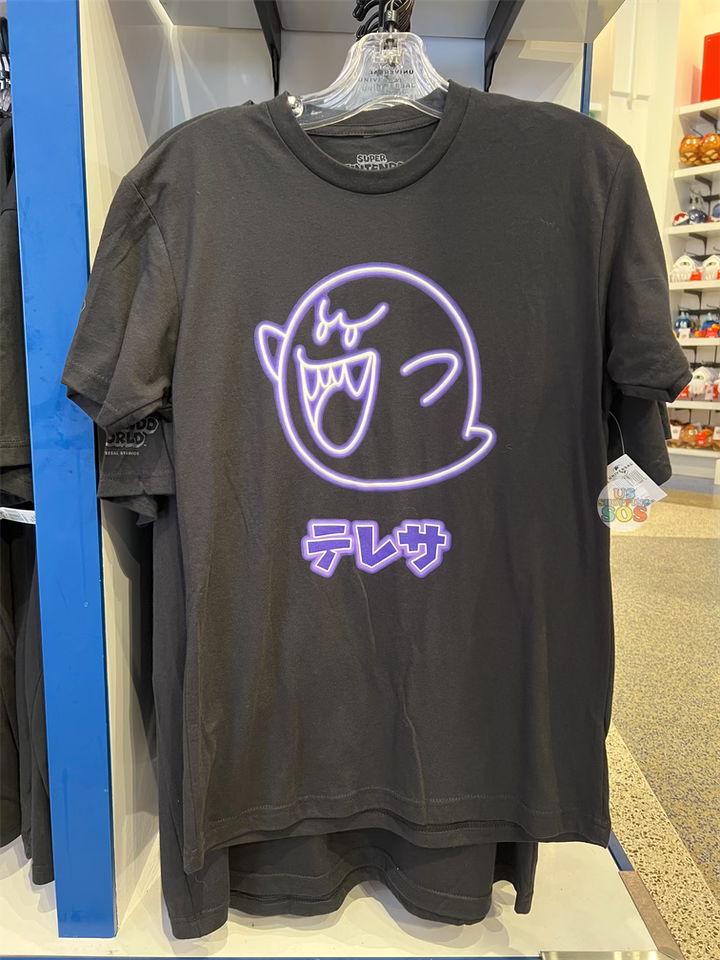 Universal Studios - Super Nintendo World - Boo Neon Katakana Tee (Adul ...