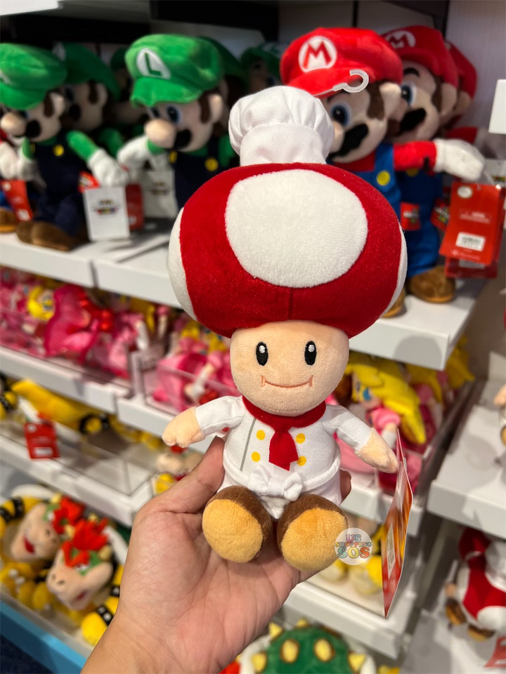 Universal Studios - Super Nintendo World - Chef Toad Plush Toy (Size S ...