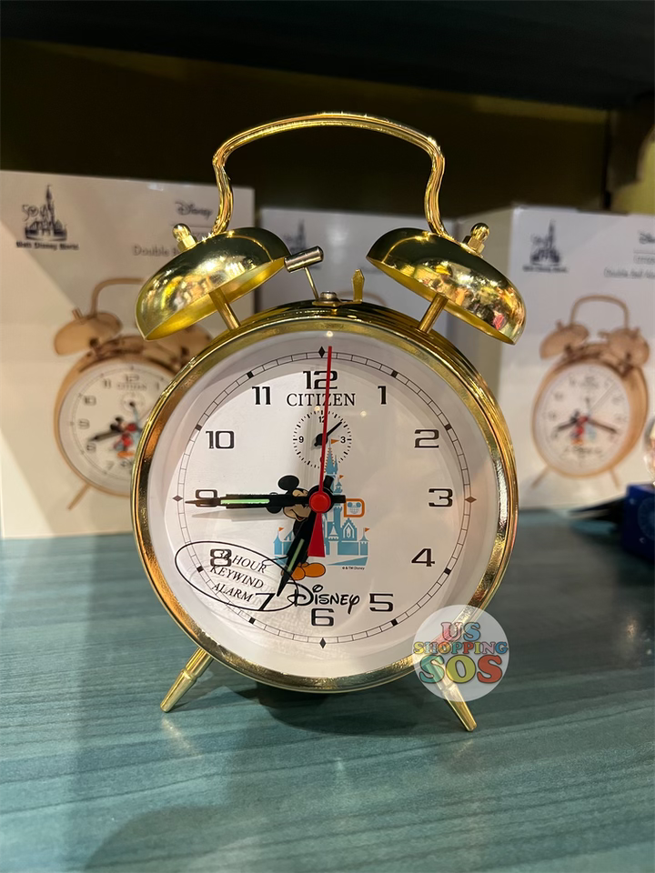 DLR/WDW - Walt Disney World 50 - Citizen Double Bell Alarm Clock ...