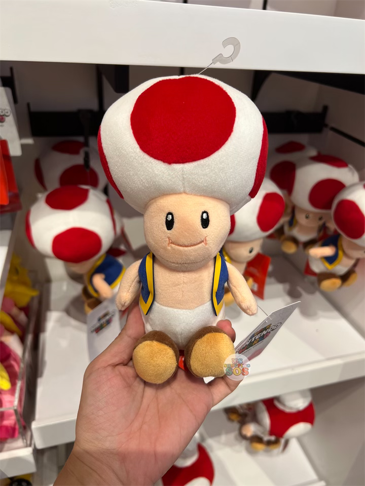 Universal Studios - Super Nintendo World - Toad Smiling Face Plush Toy ...