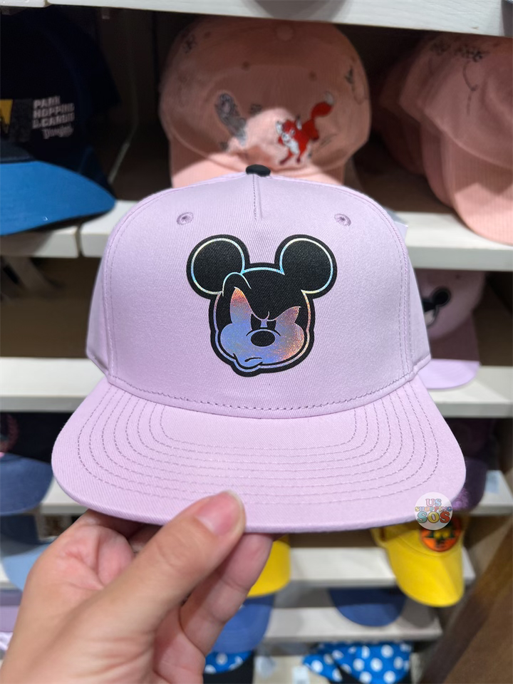 DLR/WDW - Mickey Expressions Frown Face Lavender Baseball Cap ...
