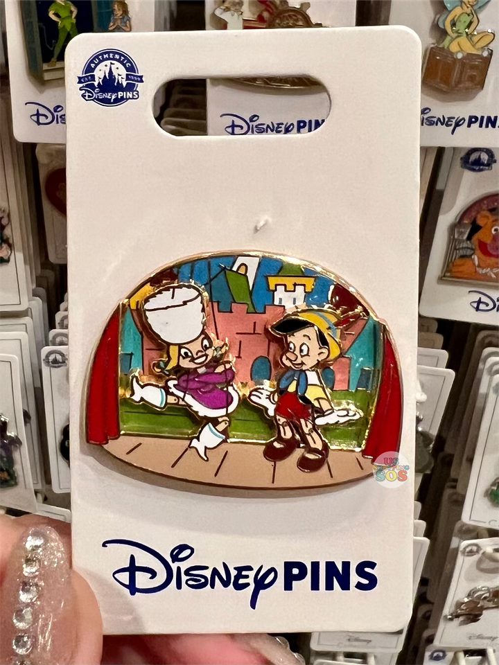 DLR/WDW - Pinocchio Pin - Pinocchio & Girl Puppet — USShoppingSOS